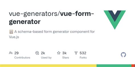 Github Vue Generatorsvue Form Generator Clipboard A Schema Based Form Generator Component