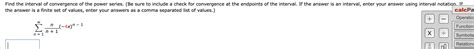 Solved The Answer Is A Finite Set Of Values Enter Your