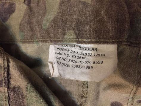 Us Army Multicam Ocp Uniform Bottom Trouser Medium Regular Usa 1910337862