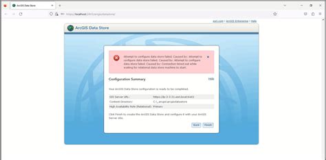 Can Not Register Relational Datastore Esri Community