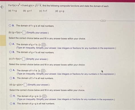 Solved Evaluate Each Expression Using The Values Given In