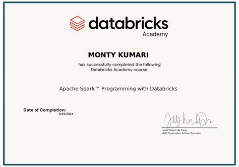 Databricks Spark Monty Poddar
