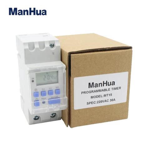 MT15 220VAC 30A Automatic Timer Switch Time Relay Chronometry Timer Digital Timer Switch