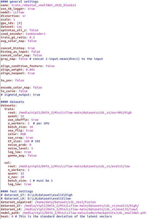 can not test the model · issue 24 · wyf0912 llflow · github