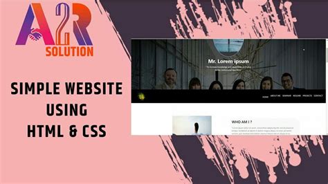 3 about section personal portfolio website using html css and javascript
