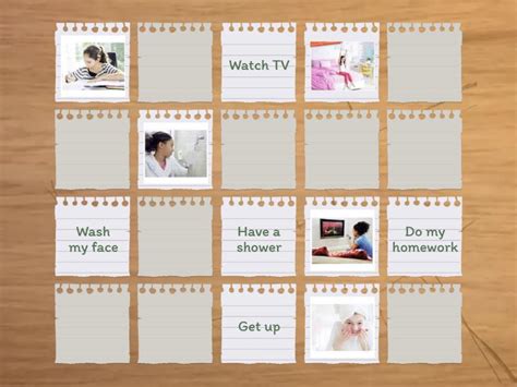 Memory Game Daily Routine Activities Matching Pairs Memory Game Daily Routine Activities Matching Pairs