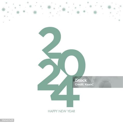 2024 새해 복 많이 받으세요 배경 벡터 일러스트 레이 션에 추상적 인 숫자 휴일 기치 디자인 치고는 인사말 카드 초대 달력 등등 벡터 스톡 일러스트 0명에 대한 스톡