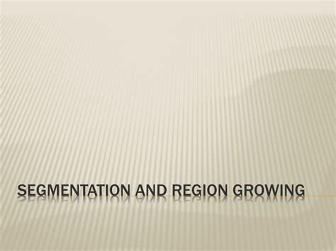 Ppt 5 Detection Of Regions Of Interest Powerpoint Presentation Free