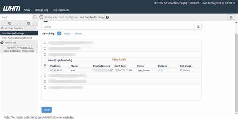 Solusi Bandwidth Limit Exceeded Di Cpanel Firfani