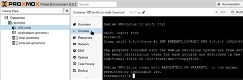 Proxmox Unifi Controller Installation In Einem Lxc Container Mg Server