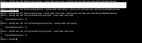 how to manage aws iam using aws cli