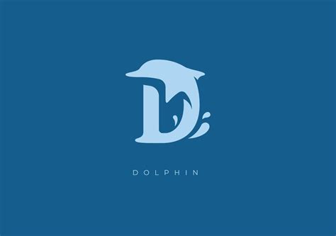 Dolphin D Monogram Vector Logo 20810712 Vector Art At Vecteezy