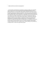 Explain About Four Function Of Management Docx Explain About Four