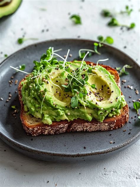 Vibrant Avocado Toast On Sourdough With Microgreens Delight Recipes
