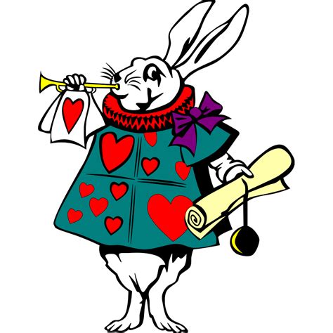 Alice In Wonderland Rabbit Png Svg Clip Art For Web Download Clip Art Png Icon Arts