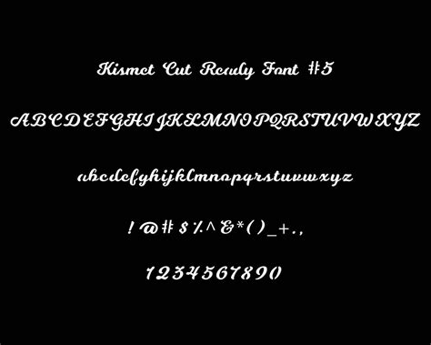 Font Svg Files For Cnc Script Font Ttf Digital Download Stencil Font Dxf File For Cnc Plasma