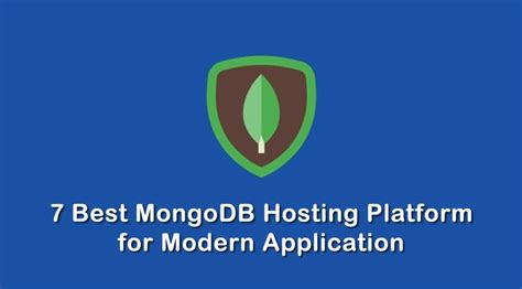 Best MongoDB Hosting Platform For Modern Application
