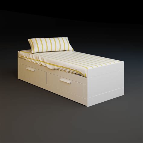 Brimnes Bed 3d Model Cgtrader