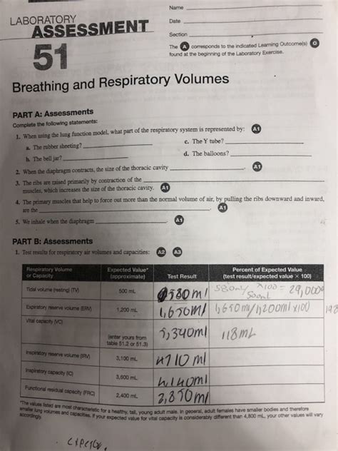 solved name date laboratory assessment 51 section the a