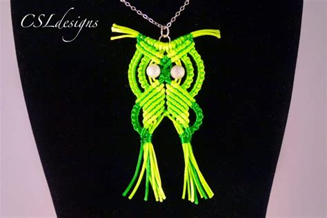 Wonderful DIY Cute Macrame Owls