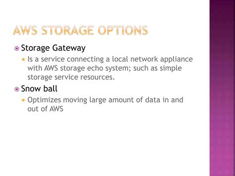 Aws Storage Options Pptx