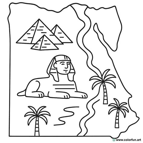 Dibujo Para Colorear De Cartas Sobre Egipto Descargar O Imprimir De