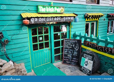 Irish Pub Namche Bazaar Stock Image Image Of Lodge 357527861