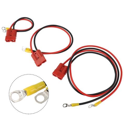 10awg 50amp For Anderson Plug Extension Cord M8 Terminal Battery