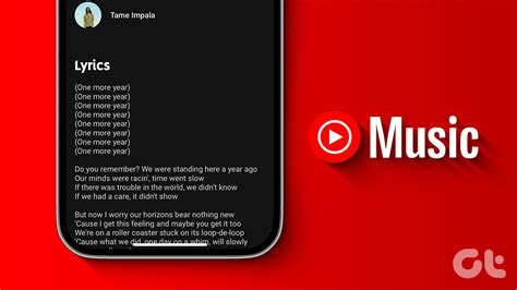 How To Enable Song Lyrics On Youtube Music Guiding Tech