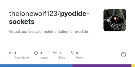 github thelonewolf123 pyodide sockets virtual tcp ip stack