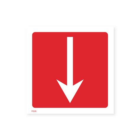 Arrow Down Sign Safety Signs And Stickers