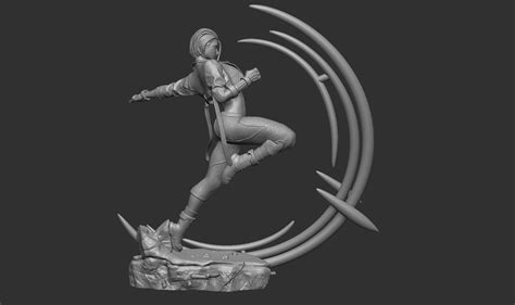 Cammy Kick Pose 3d Model 3d Printable Cgtrader