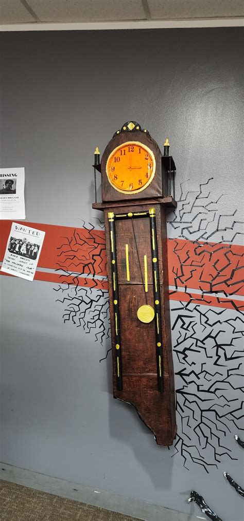 Stranger Things Clock For Halloween Office Decoration