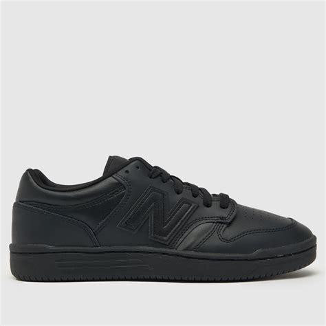 Mens Black New Balance 480 Trainers Schuh