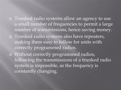 Ppt What Are Trunked Radio Systems Powerpoint Presentation Free Download Id 2175357