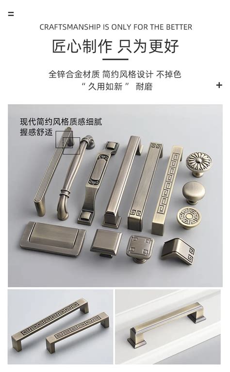 현대 간단한 서랍 책장 와인 캐비닛 찬장 옷장 문 단일 구멍 아연 합금 아트 컬러 핸들