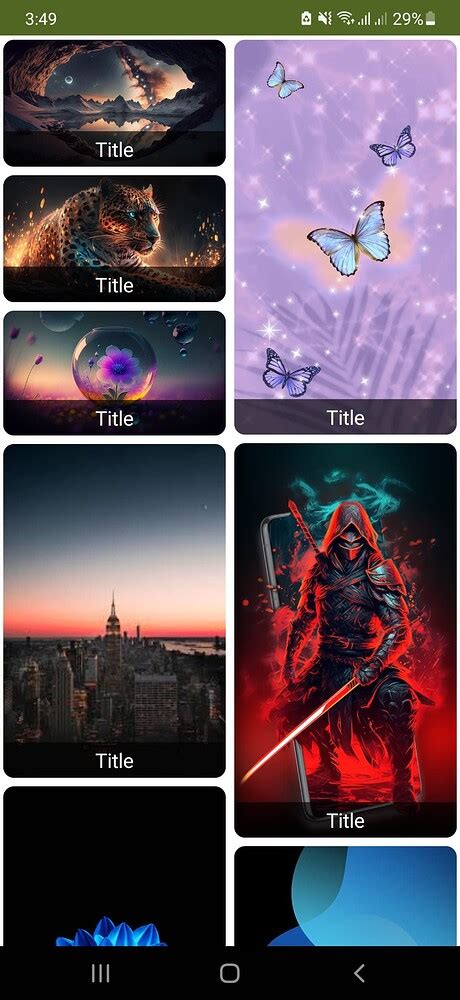 Recycler Staggered Grid View Extensions Mit App Inventor Community