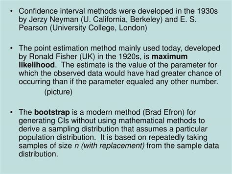 Ppt 5 Statistical Inference Estimation Powerpoint Presentation
