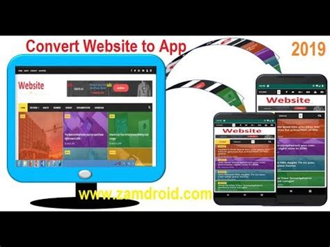 How to convert Website to android app with API 28 and Push Notification - YouTube