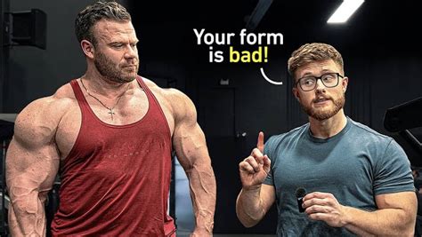 Jeff Nippard Dishes Out Form Advice During Bodybuilders Mid Workout