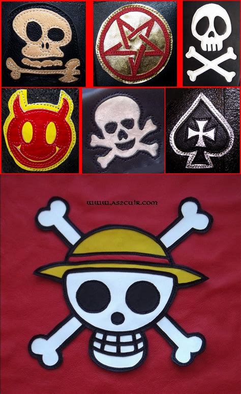 Patchs Old Skull Ref Vpp077 As 2 Cuir