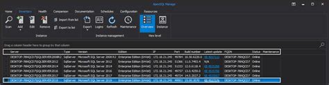 How To View SQL Server Instance Details In ApexSQL Manage