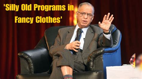 Nr Narayana Murthy Exposes Indias Ai Hype Silly Old Programs In