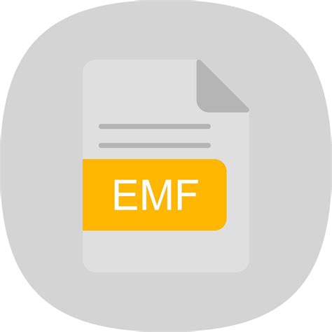 Emf File Format Flat Curve Icon Design 43782500 Vector Art At Vecteezy