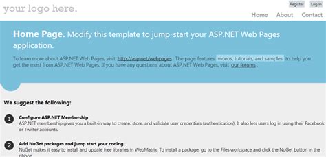 将安全性和成员身份添加到 Aspnet 网页 Razor 站点 Microsoft Learn