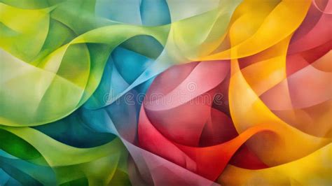 Colorful Abstract Waves Create A Vibrant And Dynamic Visual Experience