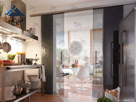 درب شیشه ای کشویی دستی کاربرد درب شیشه ای ریلی یا کشویی اَرژن دُر