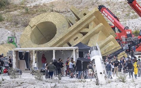 The 20th Century Fox Logo On The Set Of Deadpool 3 R