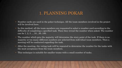 agile estimation techniques pptx operating systems computer software and applications