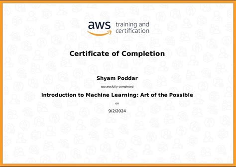 Shyam Poddar On Linkedin Machinelearning Aws Ai Datascience